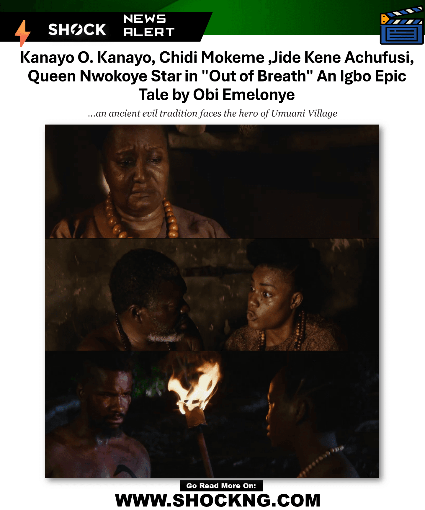 Obi Emelonye Directs Igbo True Life Epic "Out Of Breath" - Watch ...