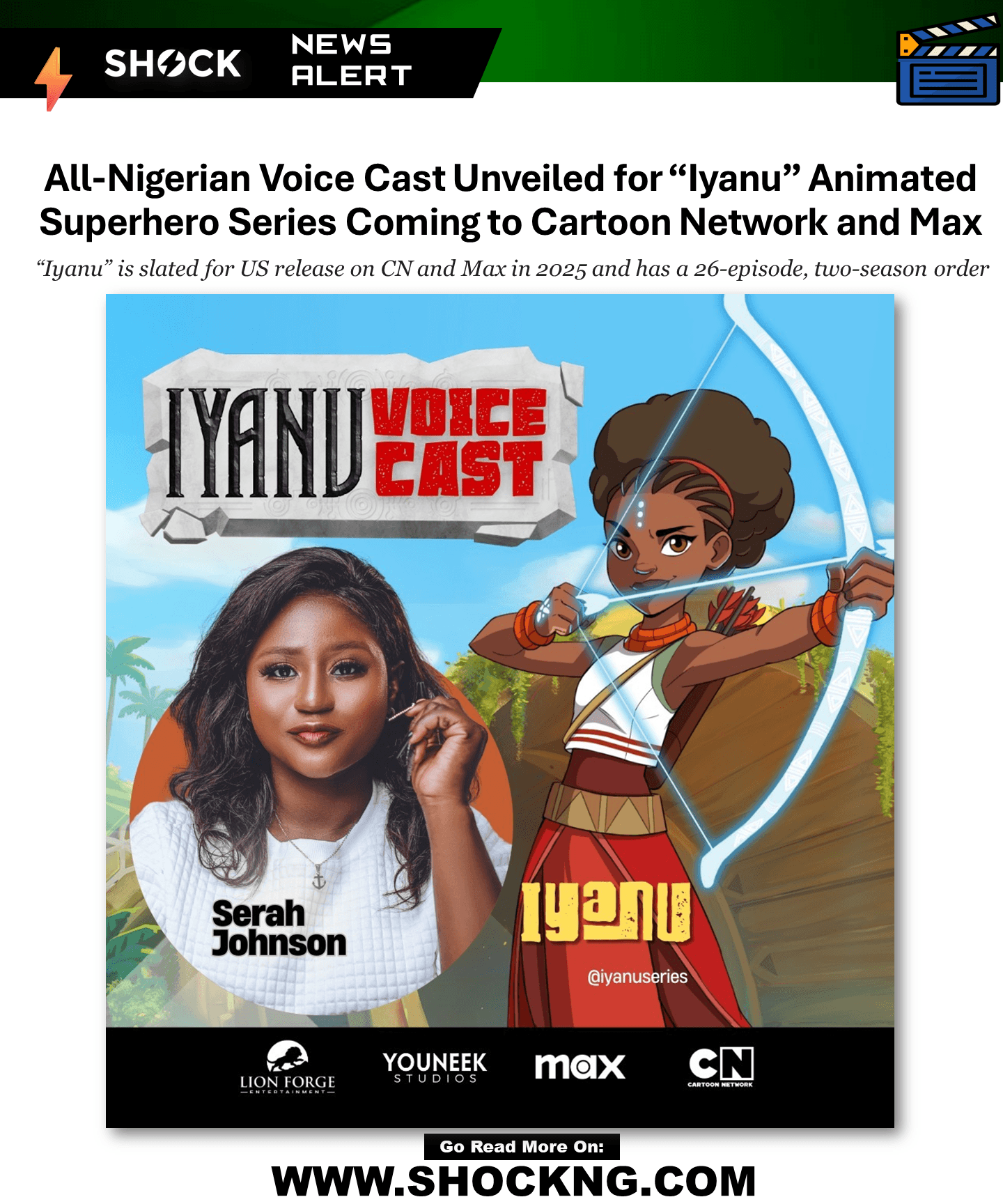 All-Nigerian Voice Cast Unveiled for “Iyanu” Animated Superhero Series Coming to Cartoon Network ...