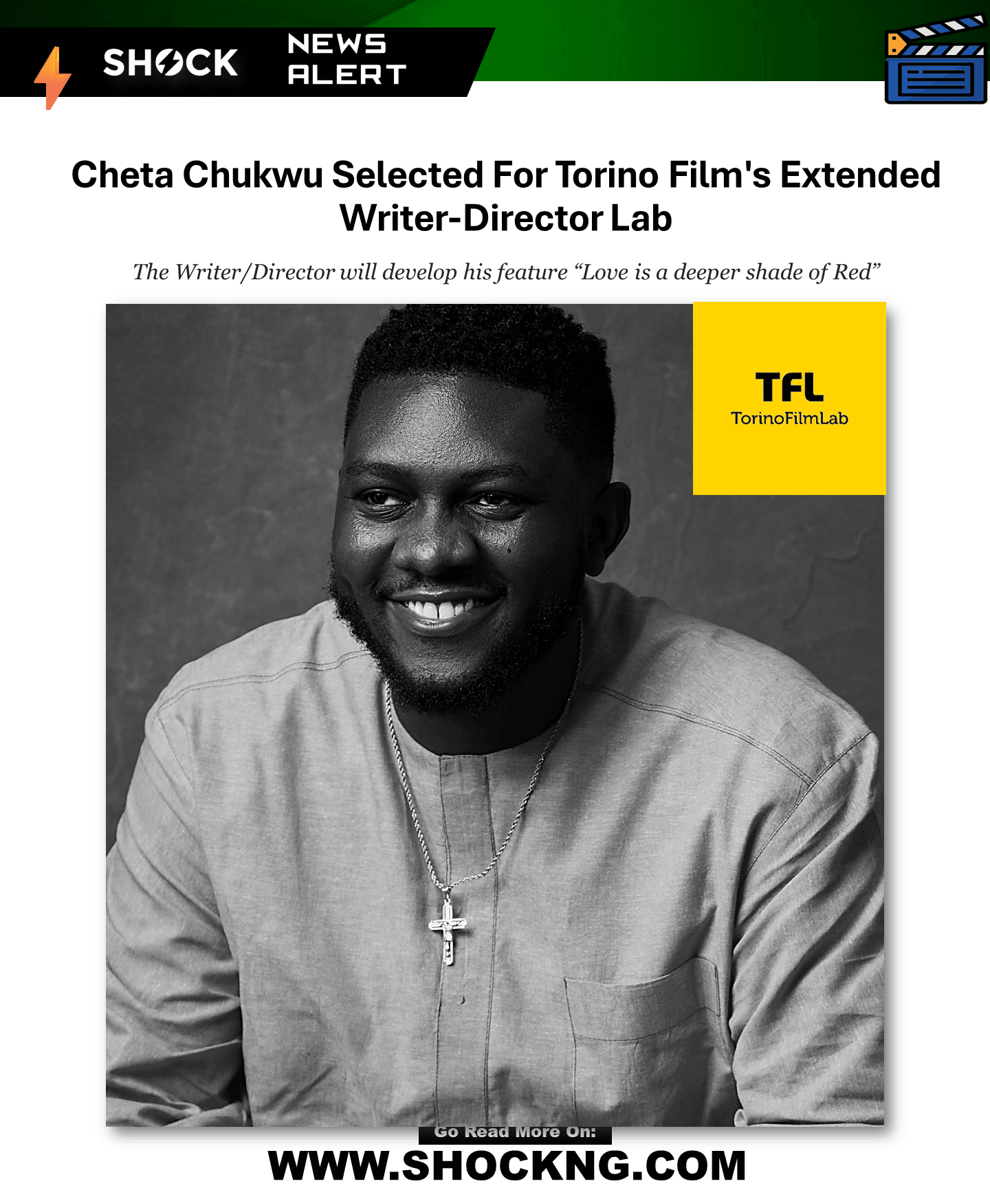 Cheta Chukwu Selected For Torino Film Lab's Extended Writer-Director ...