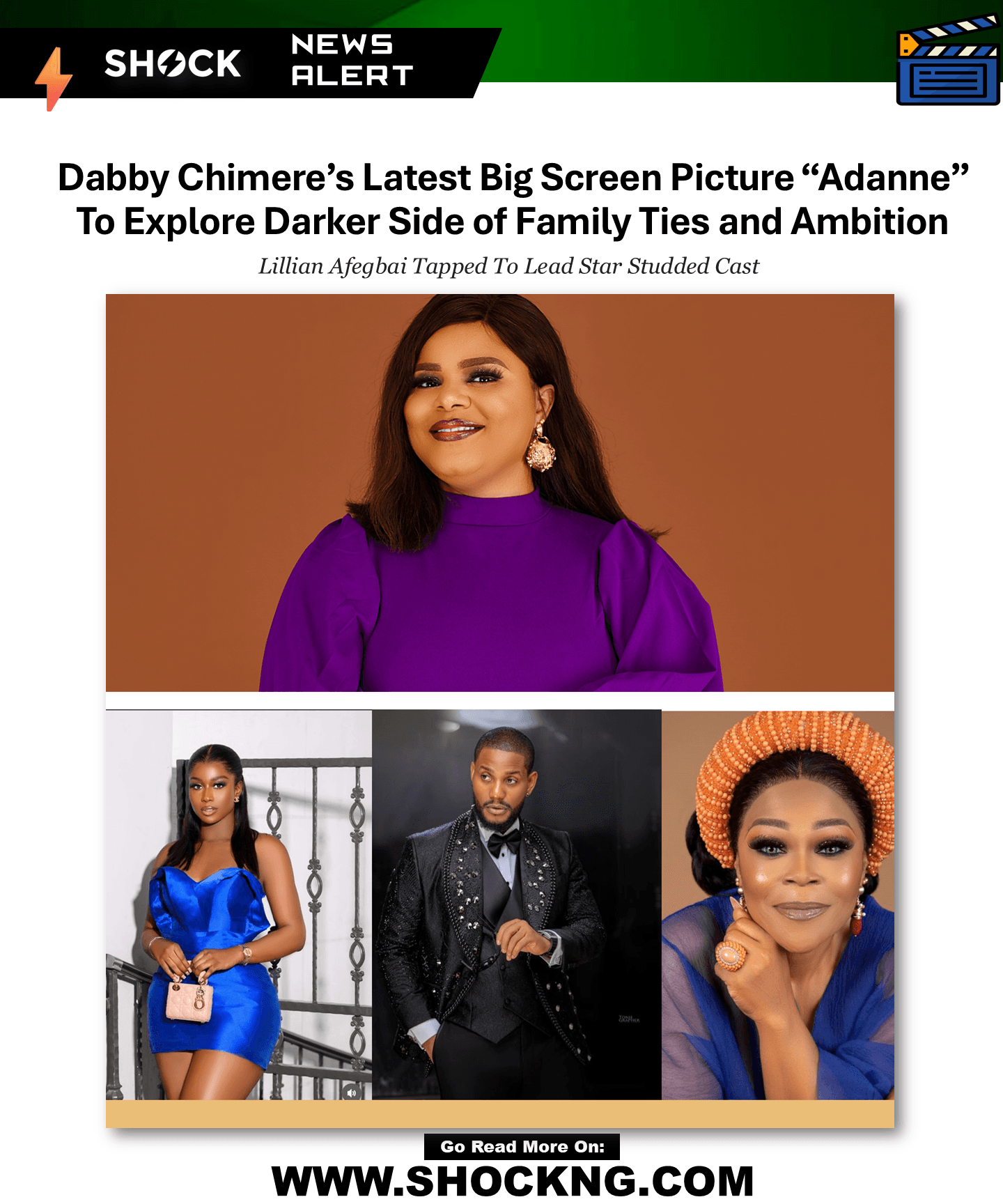Dabby Chimere’s Latest Big Screen Picture “Adanne” To Explore Darker ...